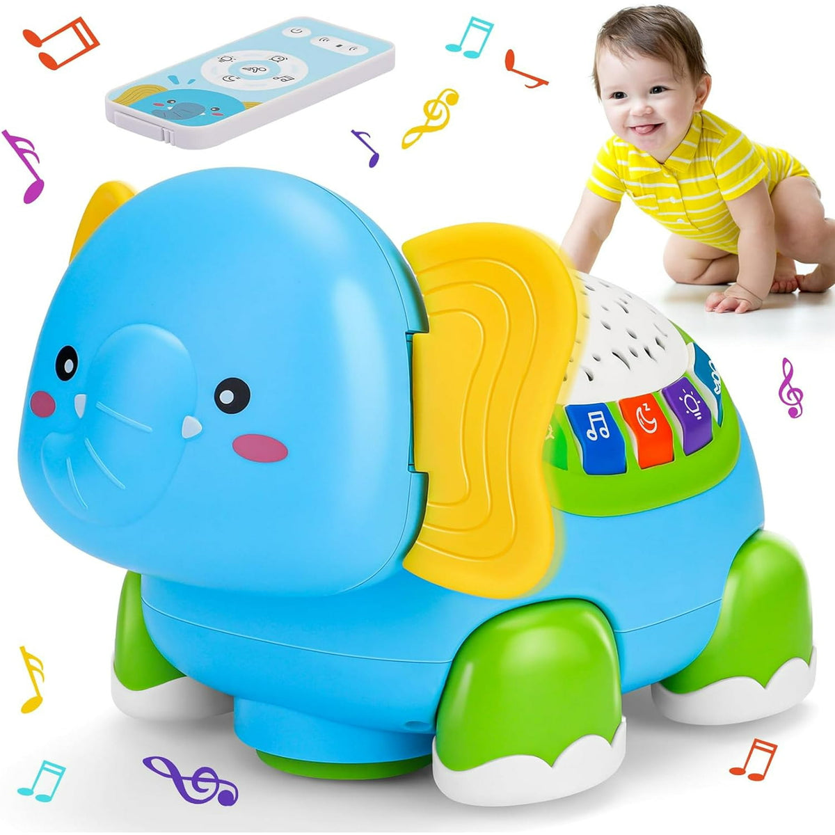 Crawling Toy, Infant Tummy Time Baby Toys, Fun Interactive Dancing Wal ...
